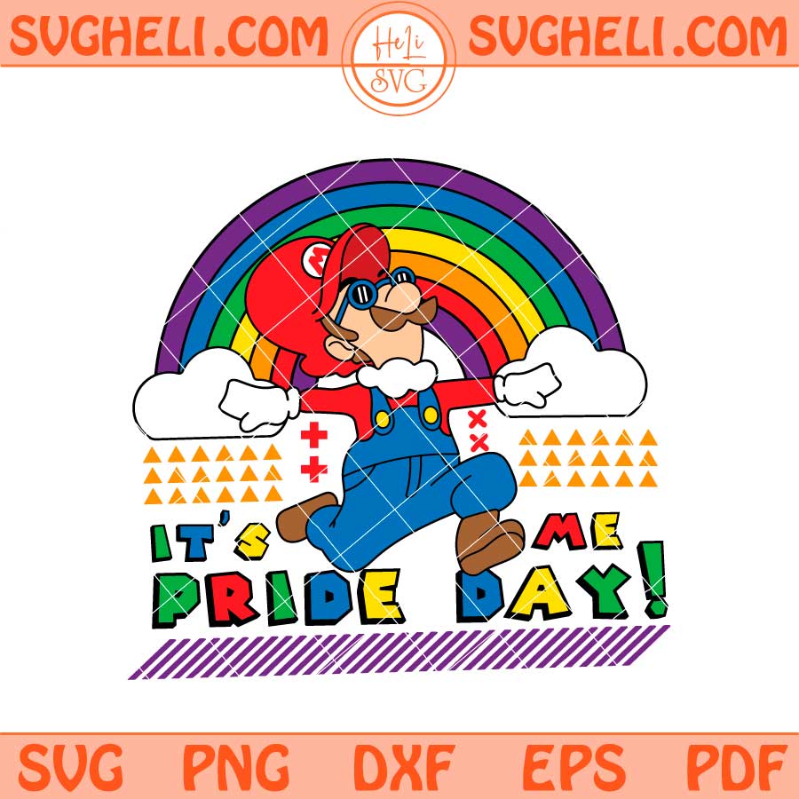 Super Mario Pride Svg Mario Pride Svg Pride Month Gay Svg