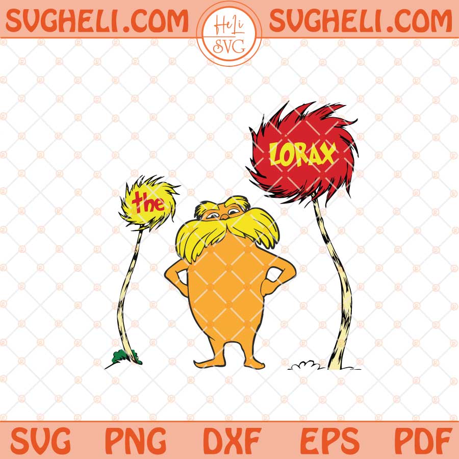 The LoRax Dr Seuss Svg Dr Seuss Characters The Lorax Svg