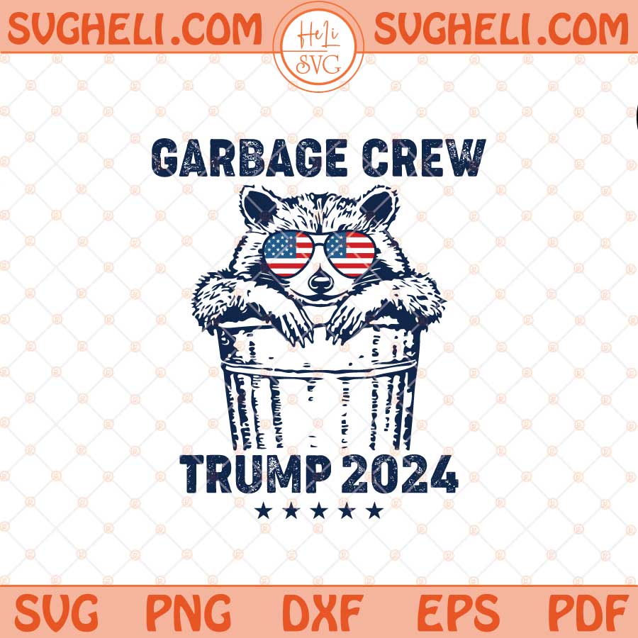 Trump Garbage Crew Svg Trump Garbage Truck Svg Trump Svg