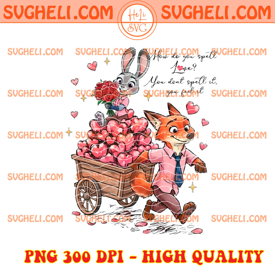Valentine Disney Zootopia Png, Zootopia Valentine Png