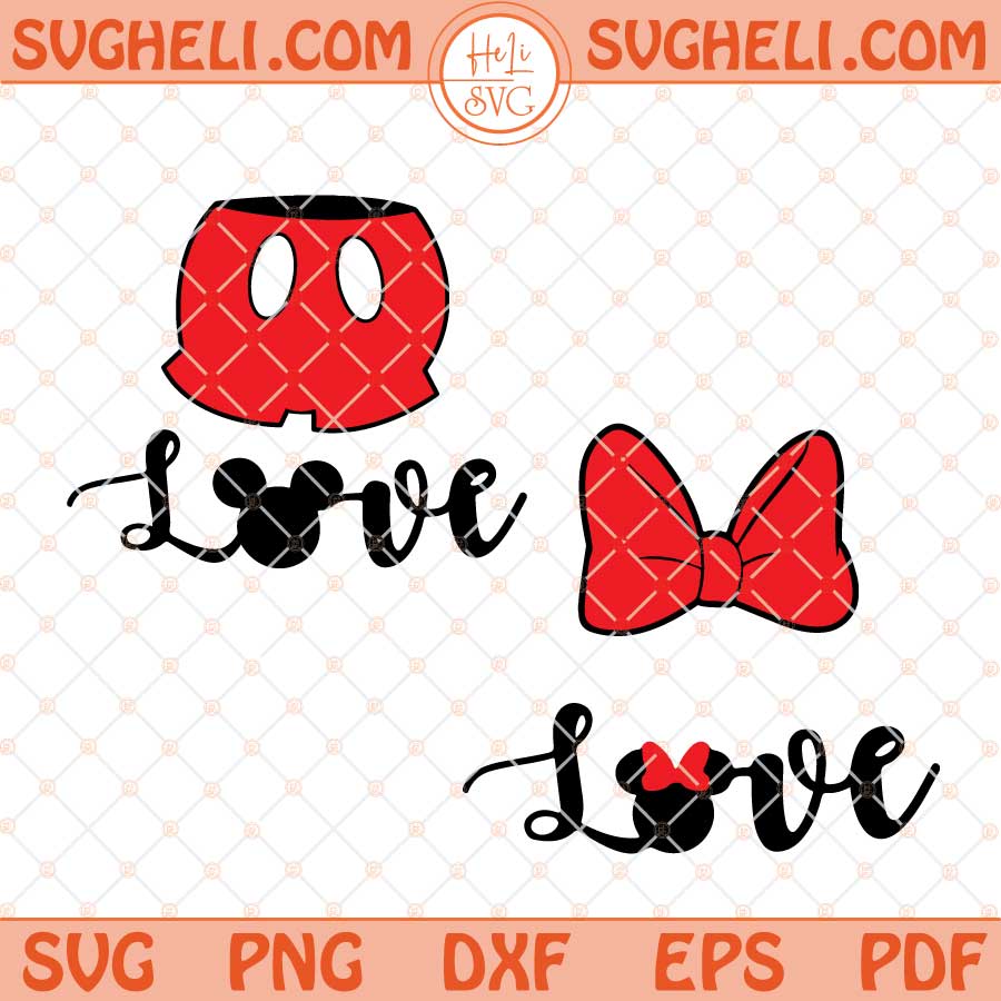 Valentine Love Disney Couple Svg Couple Mouse Svg