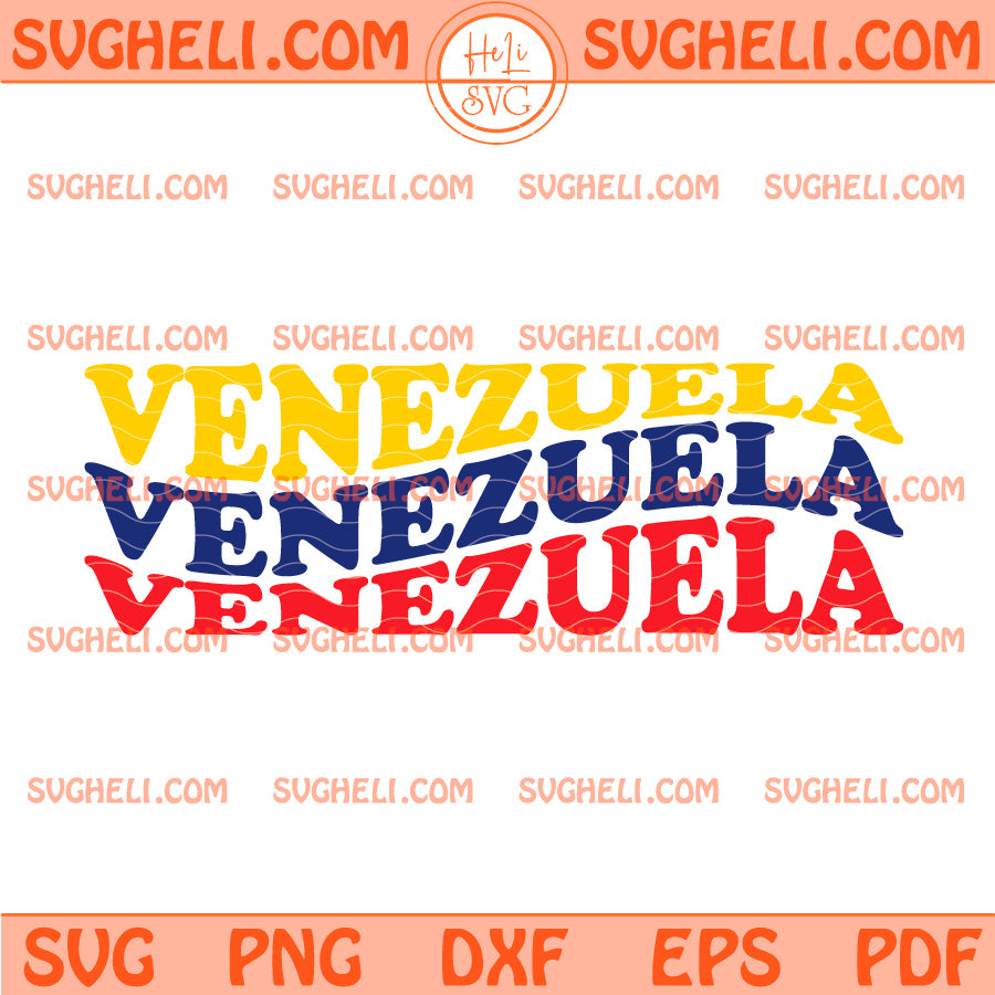 Venezuela Text Svg, Venezuela Flag Svg, Venezuela Svg
