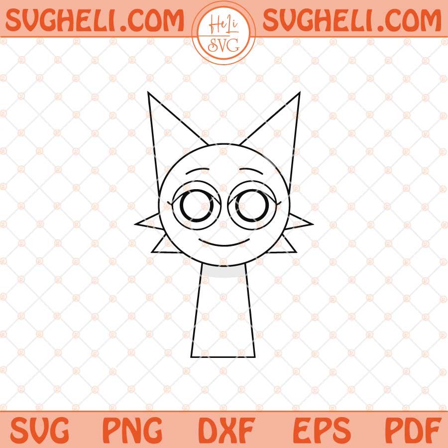 White Wenda Incredibox Sprunki Svg Sprunki Wenda Svg