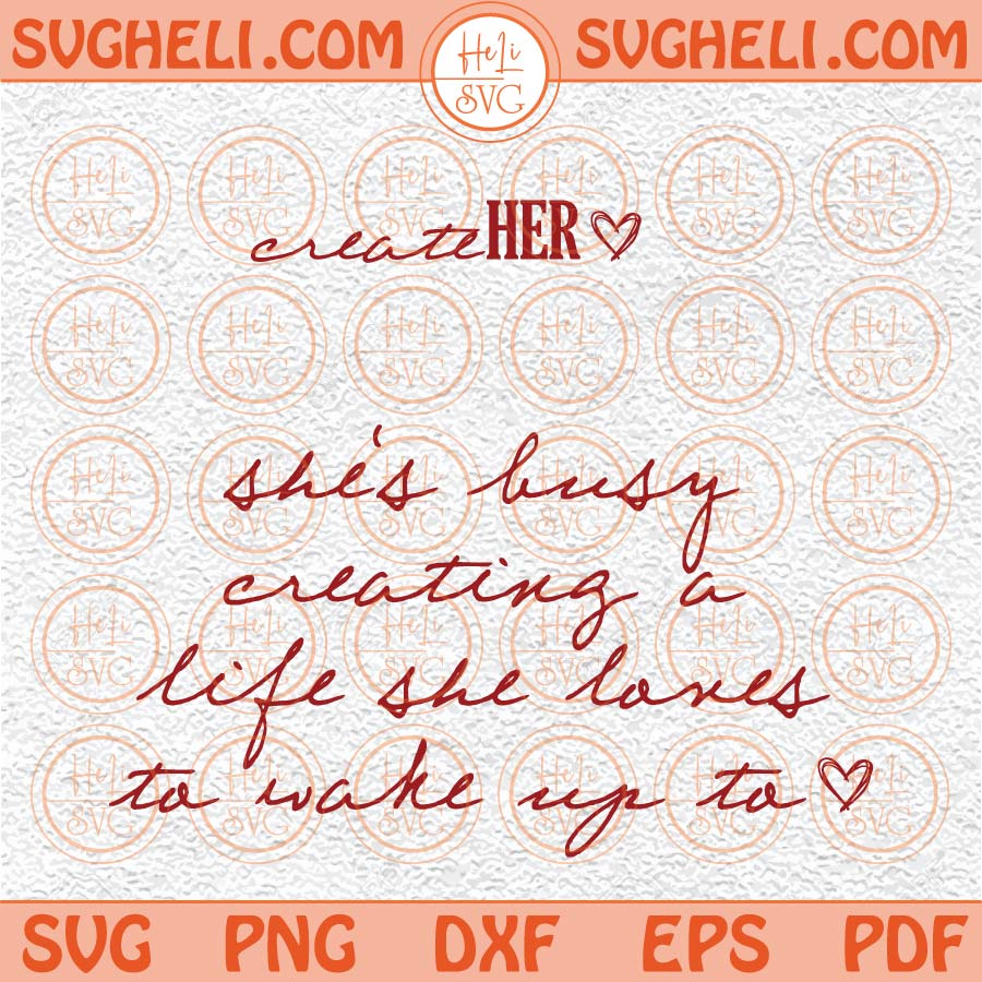 Women Empowerment Quotes Svg She's Busy Creating Svg I Am She Svg
