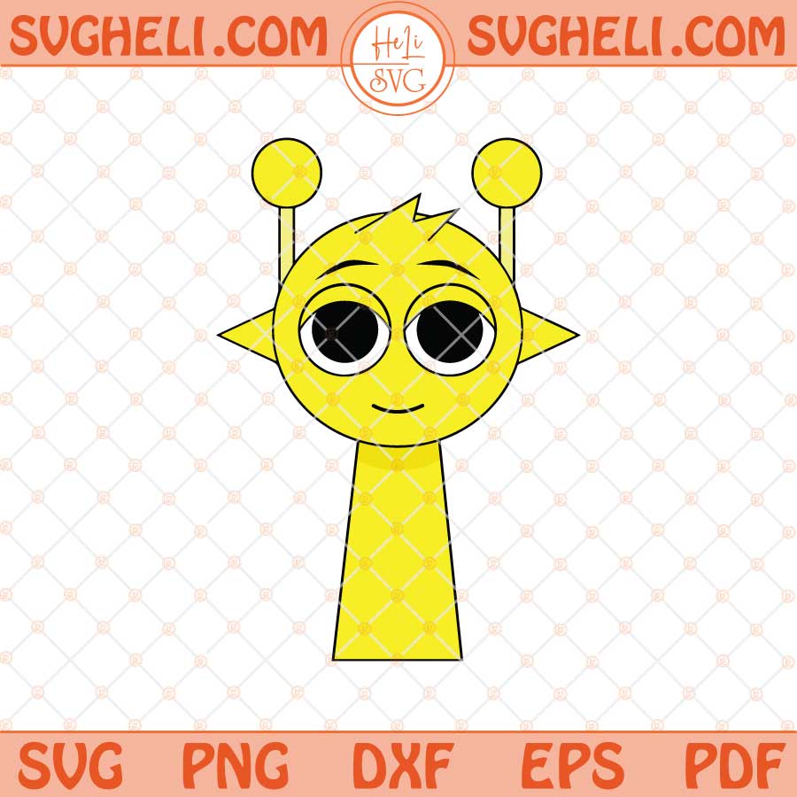 Yellow Simon Incredibox Sprunki Svg Sprunki Simon Yellow Svg
