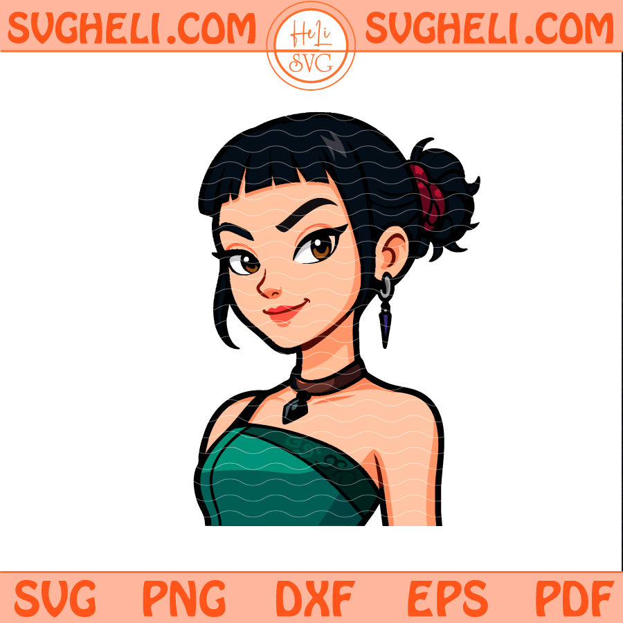 Zoey Profile Photo Svg, Kpop Demon Hunters Zoey 2025 Svg