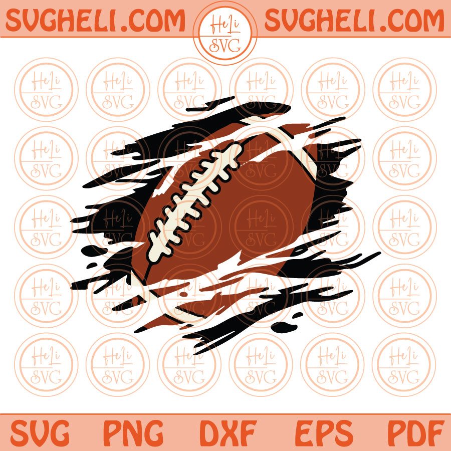 Distressed American Football Svg Grunge Football Svg Png Dxf Cricut