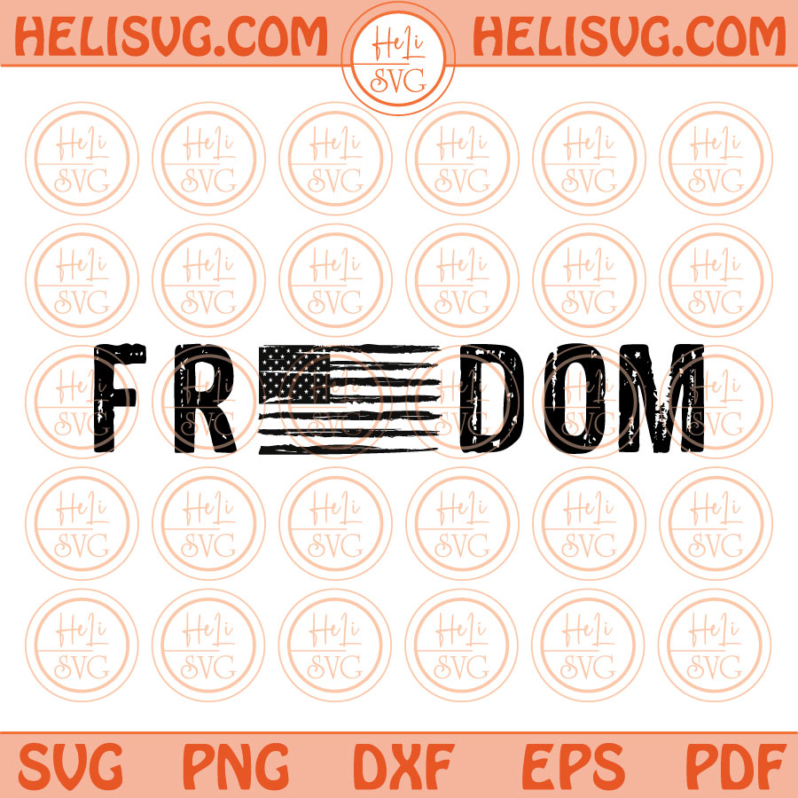 Freedom USA Flag Svg Second Amendment Png Patriotic Gun Rights Svg