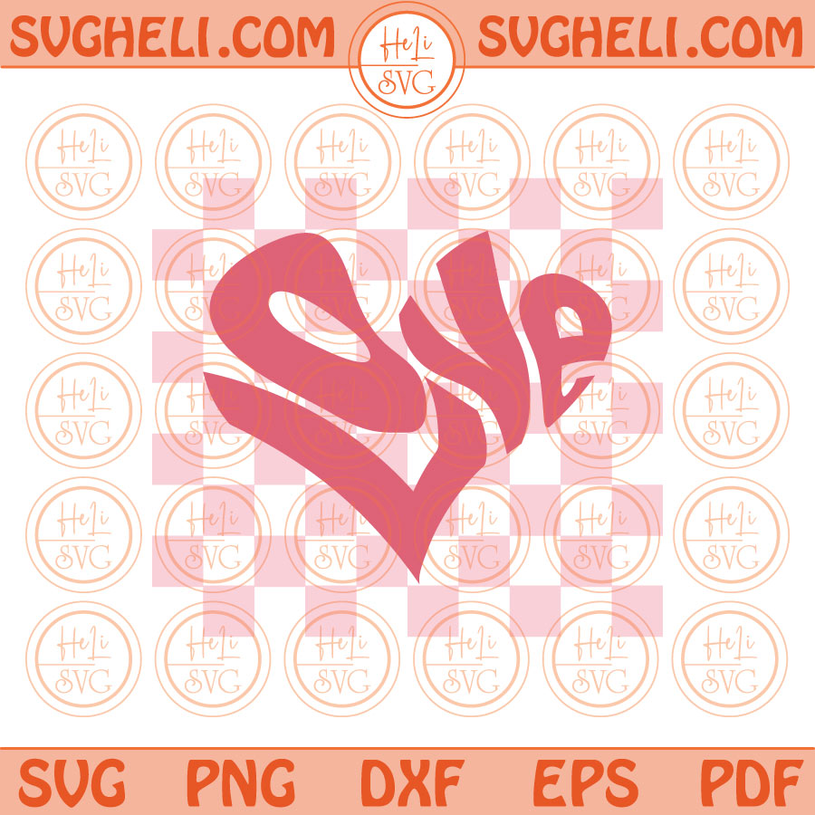 Retro Love Heart Checkers Svg Retro Heart Love Checkered Svg Png