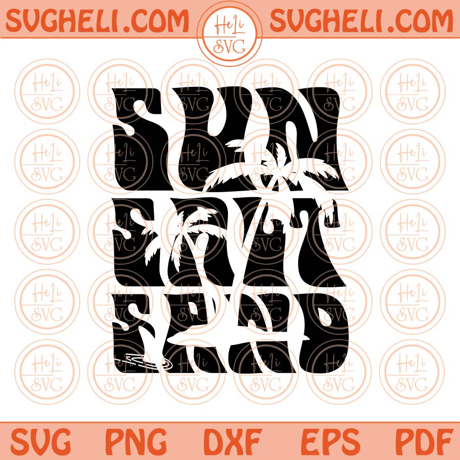 Sun Salt Sand Svg Summer Beach svg Summer Vacation Svg Png