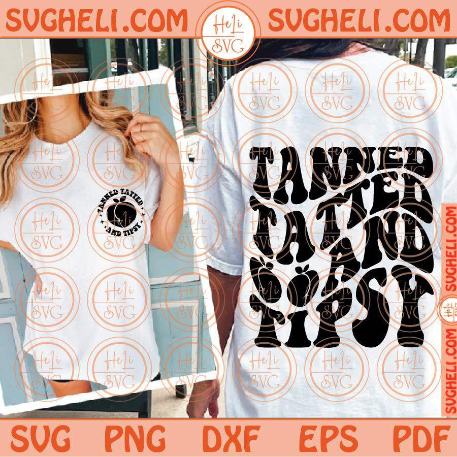 Tanned Tatted and Tipsy Svg Lake Svg Summer Vacation Svg Lake Life